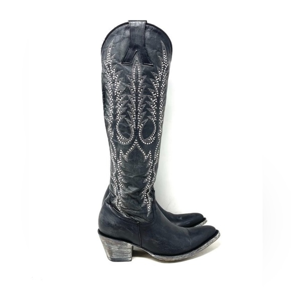 Old Gringo | Shoes | Old Gringo Black Crystal Mayra Boot 65 | Poshmark